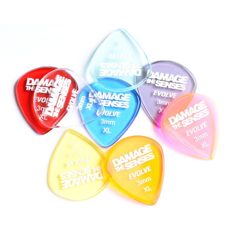 3mm Acrylic Guitar Picks - EVOLVE – Damage The Senses