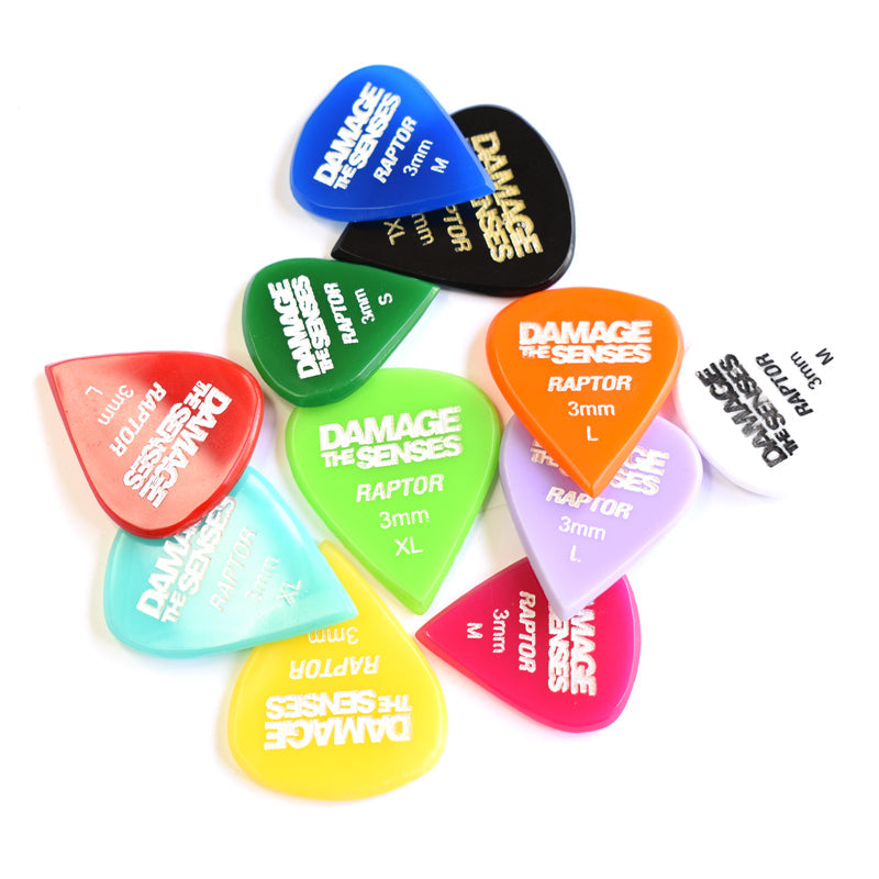 3mm Acrylic Guitar Picks - RAPTOR – Damage The Senses