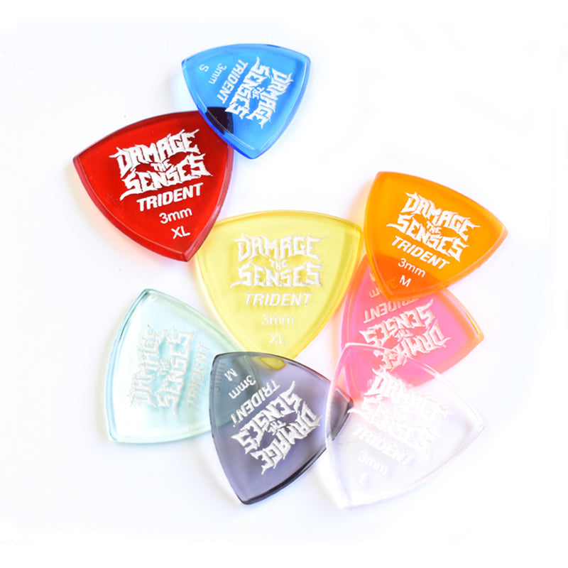3mm Acrylic Guitar Picks - TRIDENT – Damage The Senses